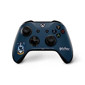 Skinit Decal Gaming Skin Compatible with Xbox One X Controller - Officially Licensed Warner Bros Ravenclaw House Crest Design