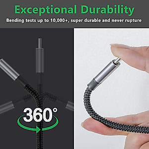 RAOBLU USB C Extension Cable, Type C Male to Female USB C Extension Cord Extension Charging & Sync Thunderbolt 3 for Nintendo Switch MacBook Pro 20162017 Touchbar Dell XPS MS (3.3FT1m)