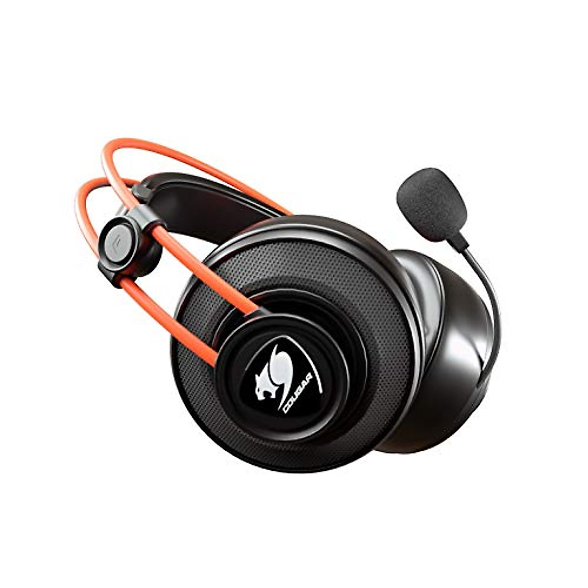 Cougar Immersa Ti Gaming Headset - Microphone and Volume Control - Lightweight- Noise Cancelling Headphone - 3.5m Phone Plug for PC Gaming, PS4 (3H300P40T.0001)