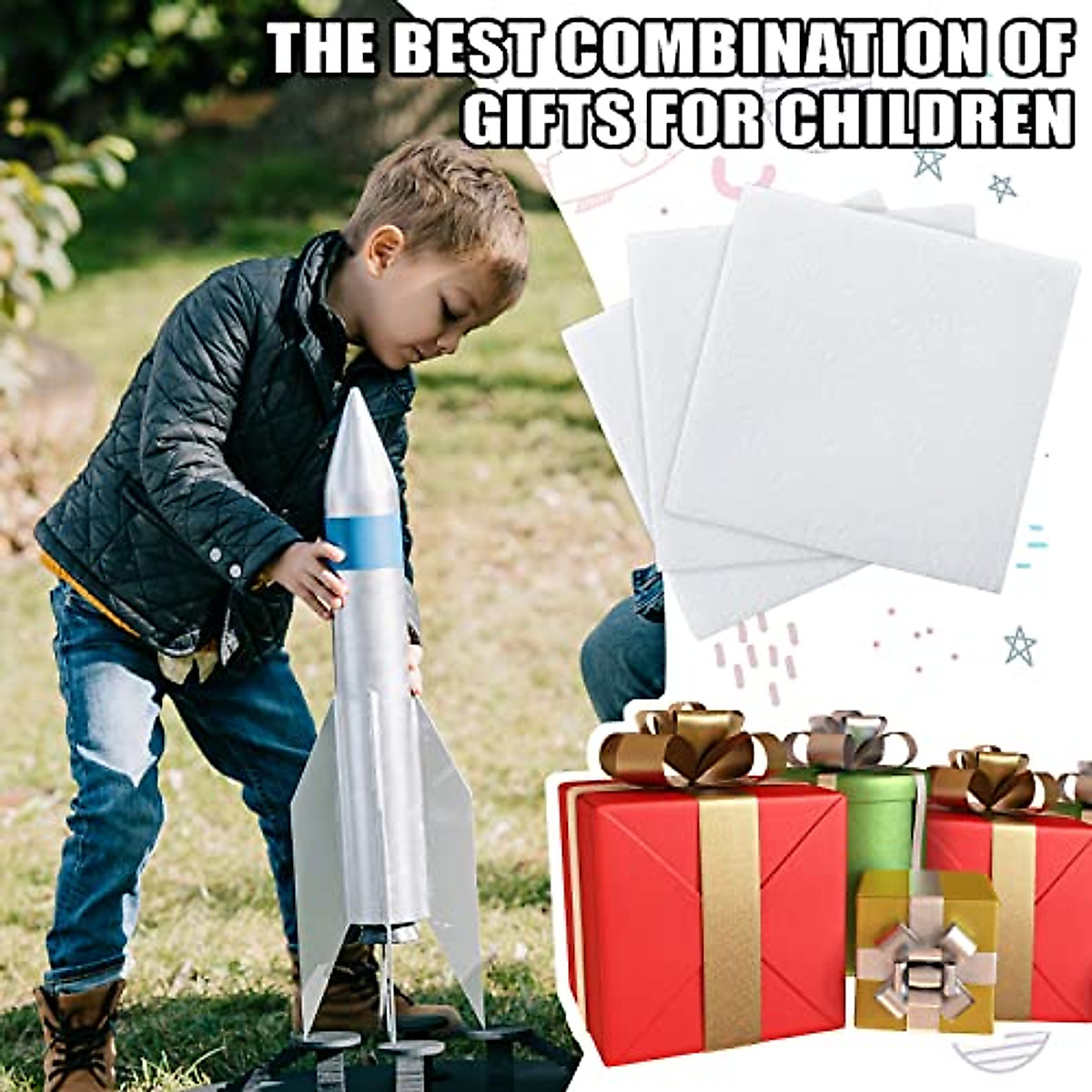 120 Pieces Fire Resistant Recovery Wadding for Model Rockets