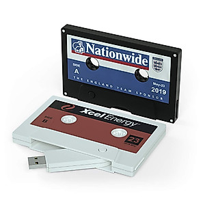 Possibox Custom Cassette Tape USB Flash Drive 1GB Printed with Your Logo - as Campaign Gift Bulk 50 Pack