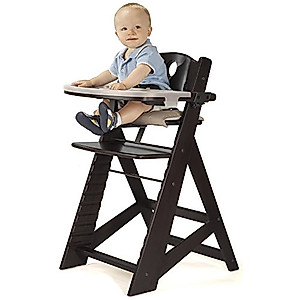 Keekaroo Height Right High Chair with Tray, Espresso