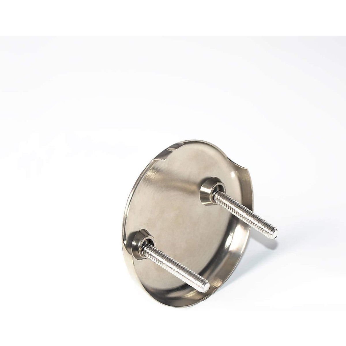 Bathtub Drain Conversion Kit Assembly, Lift and Turn Tub Drain Kit, Brass Construction Easy Installation (Brushed Nickel)