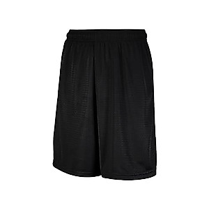 Russell Athletic Mens Mesh Pocket Short, Black, X-Large US