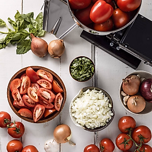 Raw Rutes - Electric Tomato Strainer Machine - Made in Italy - Perfect for Canning Tomato Purees, Sauces and More! (No. 3)