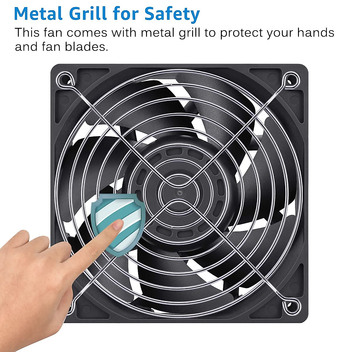 GDSTIME High Airflow 24V 120mm x 120mm x 38mm Dual Ball Bearing 5 Inch Brushless Cooling Fan