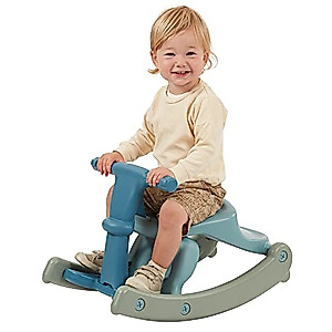 ECR4Kids Sit-N-Rock, Rocking Horse, Seafoam