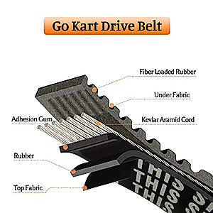 frperce Go Kart 30 Series Drive Belt fit for Yerf-Dog Go Cart 203591- Q430203W