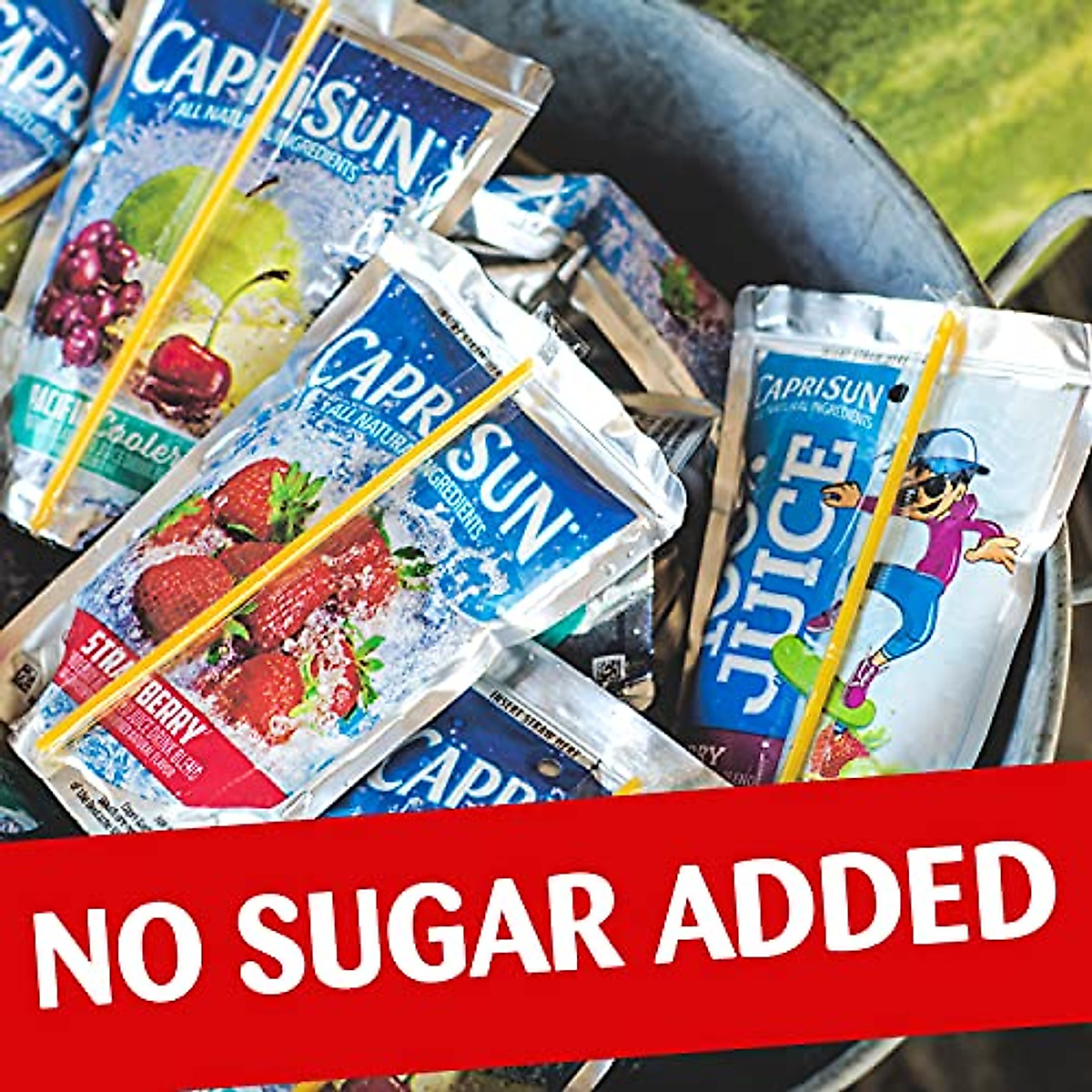 Capri Sun 100% Juice Fruit Punch Naturally Flavored Juice Blend, 10 ct Box, 6 fl oz Pouches