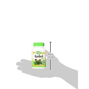 Nature's Way Burdock Root, 950 mg per serving, 100 Vegan Caps (Packaging May Vary)