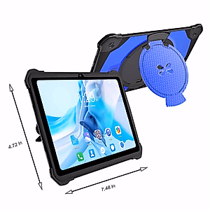 HD 7 Inch High Definition Screen Ultra-Thin HD Tablet - Bluetooth Dual High-Definition Camera & IM Card Communication Function Voice Call Game Video Learning Android Tablet Gifts