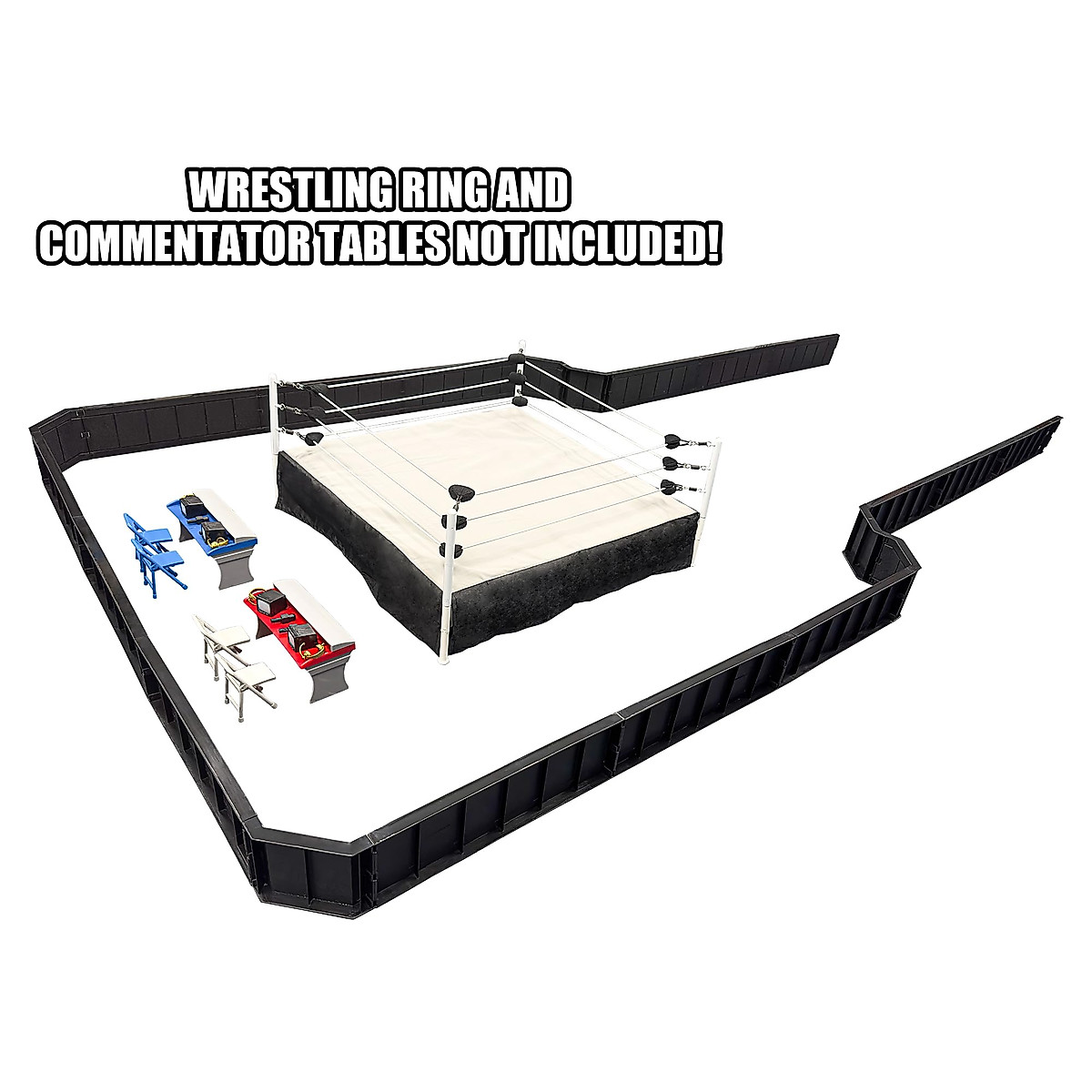 Ultimate Wrestling Ring Barricade Playset for Wrestling Action Figures