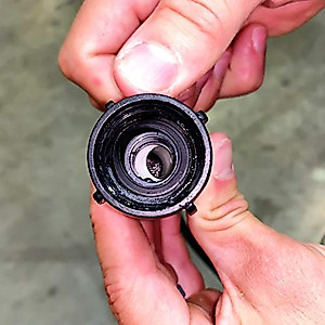 OEMTOOLS 24984 Misting Fan Hardware Kit, Misters for Outside Patio Portable Fans, Upgrade Outdoor Fan with Spray Mist Ring, Fits Standard Water Hoses,Black