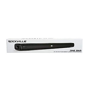 Rockville ONE-BAR All in One SoundBar 2.1 Bluetooth Sound Bar w/Sub Built in
