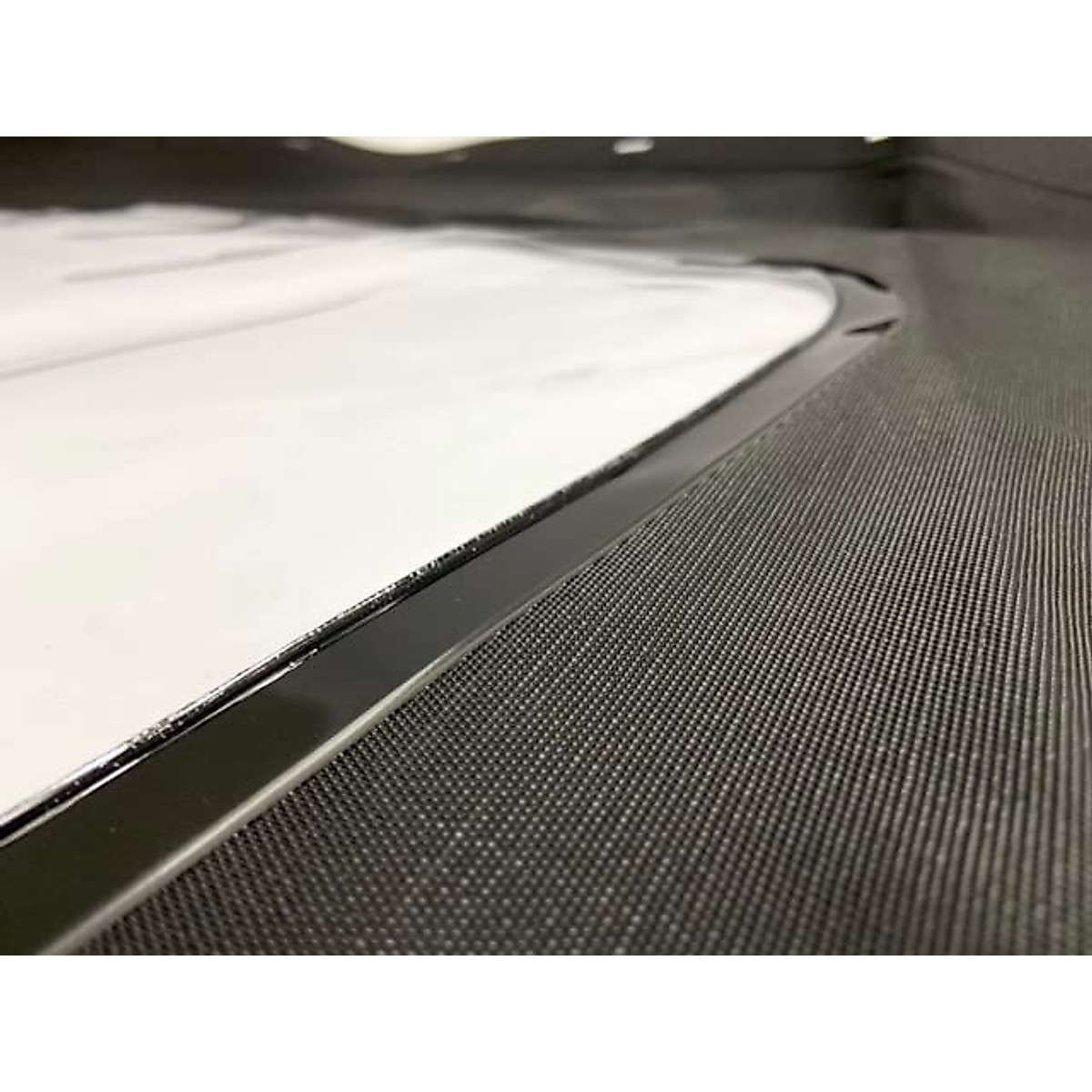 Replacement for: Ford Mustang 1994-2004 Convertible Soft Top & Plastic Window Black Sailcloth (1 Piece Easy Install)