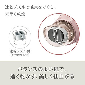 Panasonic EH-NA2J Hair Dryer Nanocare Nanoe Compact/Lightweight Type 100V only Shipped from Japan Released in 2022 (Wht)