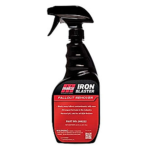 Malco Iron Blaster Fallout Remover - Dissolves Contaminants from Vehicles Such as Rail Dust, Industrial Fallout and Iron Deposits/Restores Paint to a Bright Finish / 22 Oz. (266222)