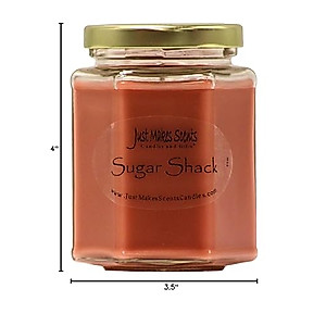 Sugar Shack (Maple, Bourbon & Gunpowder) Blended Soy Candle by Just Makes Scents