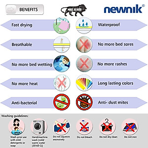 Cozymat Waterproof, Breathable, Reusable Mat/Underpad/Absorbent Sheets/Mattress Protector (Size: 140 x 100 Centimeter, FIROZA)