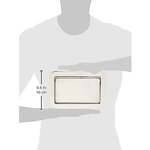 Frieling USA 18/10 Mirrored Finish Stainless Steel Serving Tray, 9.4-Inch by 5.6-Inch