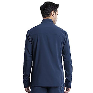 Cherokee Infinity Men Scrubs Jacket Zip Front CK332A, XL, Navy