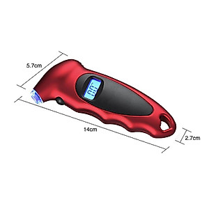 Tire Pressure Gauge Backlight High-precision Digital Tire Pressure Monitoring Car Tyre Air Pressure Gauge Meter LCD Display