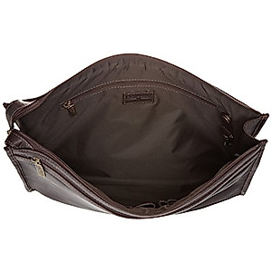 Claire Chase Zippered Folio Pouch, Cafe, One Size