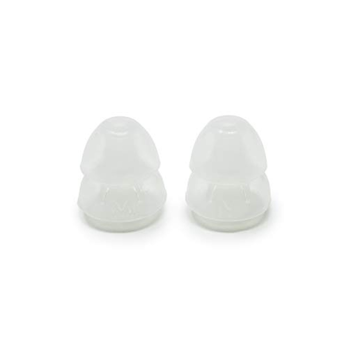 Etymotic Research Etymotic Dual Flange Eartips for use with Etymotic Earphones - 3 Pairs Medium (10mm Outer Width), Clear (ER201102)