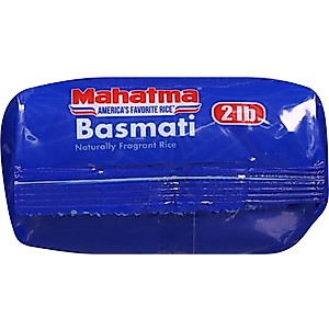 Mahatma Indian Basmati Rice, 32-Ounce Bag of Rice, Fluffy, Floral, and Nutty-Flavored Rice, Stovetop or Microwave Rice