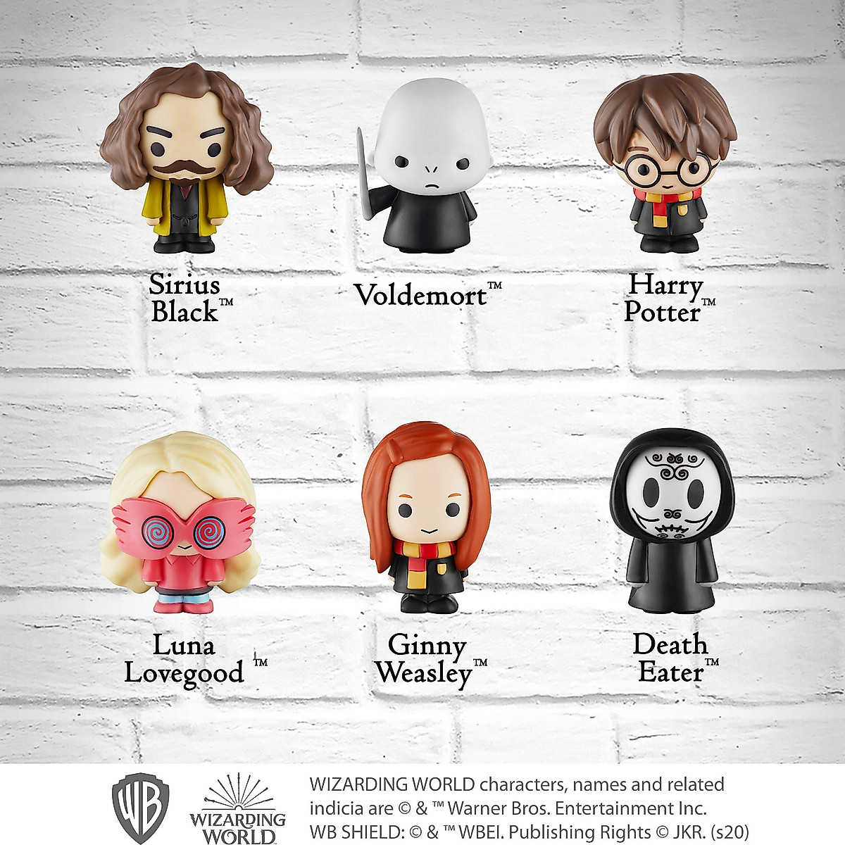 Harry Potter Pencil Toppers, Gifts, Toys, Collectibles – Set of 12 Harry Potter Figures for Writing, Party Decor –Ron Weasley, Hermione Granger,Sybil Trelawney and more by PMI, 2.4 In., Soft PVC (B12)