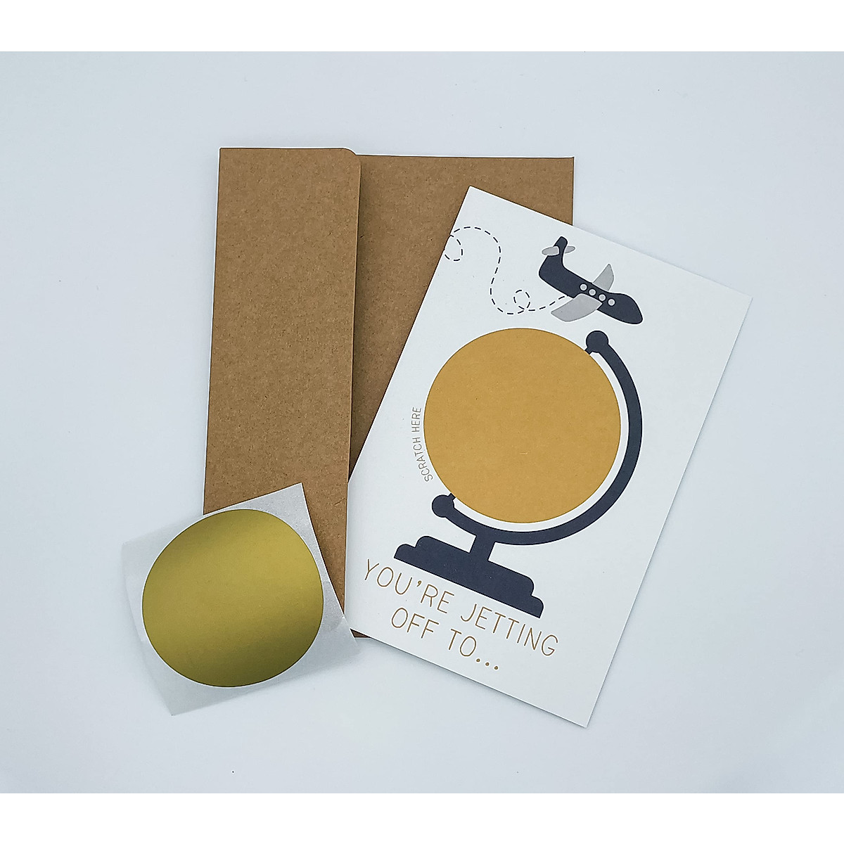 You're Jetting Off To Travel Card Scratch To Reveal Your Personal Message Surprise Gift