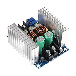 XIITIA 4pcs 20A 300W CC CV Step Down Module Adjustable DC 6-40V to 1.2-36V Voltage Regulator Buck Converter Constant Current Power Module Charging LED Drive with Short Circuit Protection