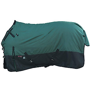 44 in HILASON 600D Waterproof Turnout Miniature Horse Winter Blanket Green | Yearling Blankets | Donkeys Blankets | Miniature Horse Turnout | Blankets for Miniature | Waterproof Pony Blankets