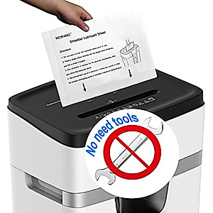 24PCS Paper Shredder Lubricant Sheets Shredder Oil Sheet for Blades