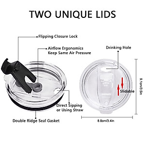 Daddy’s and Mommy’s Sippy Cup Travel Tumbler Set, Father’s Day Christmas Gifts for New Parents Dad Mom Papa Mama Anniversary, Insulated Stainless Steel Travel Tumbler with Straw(20oz, Black and White)