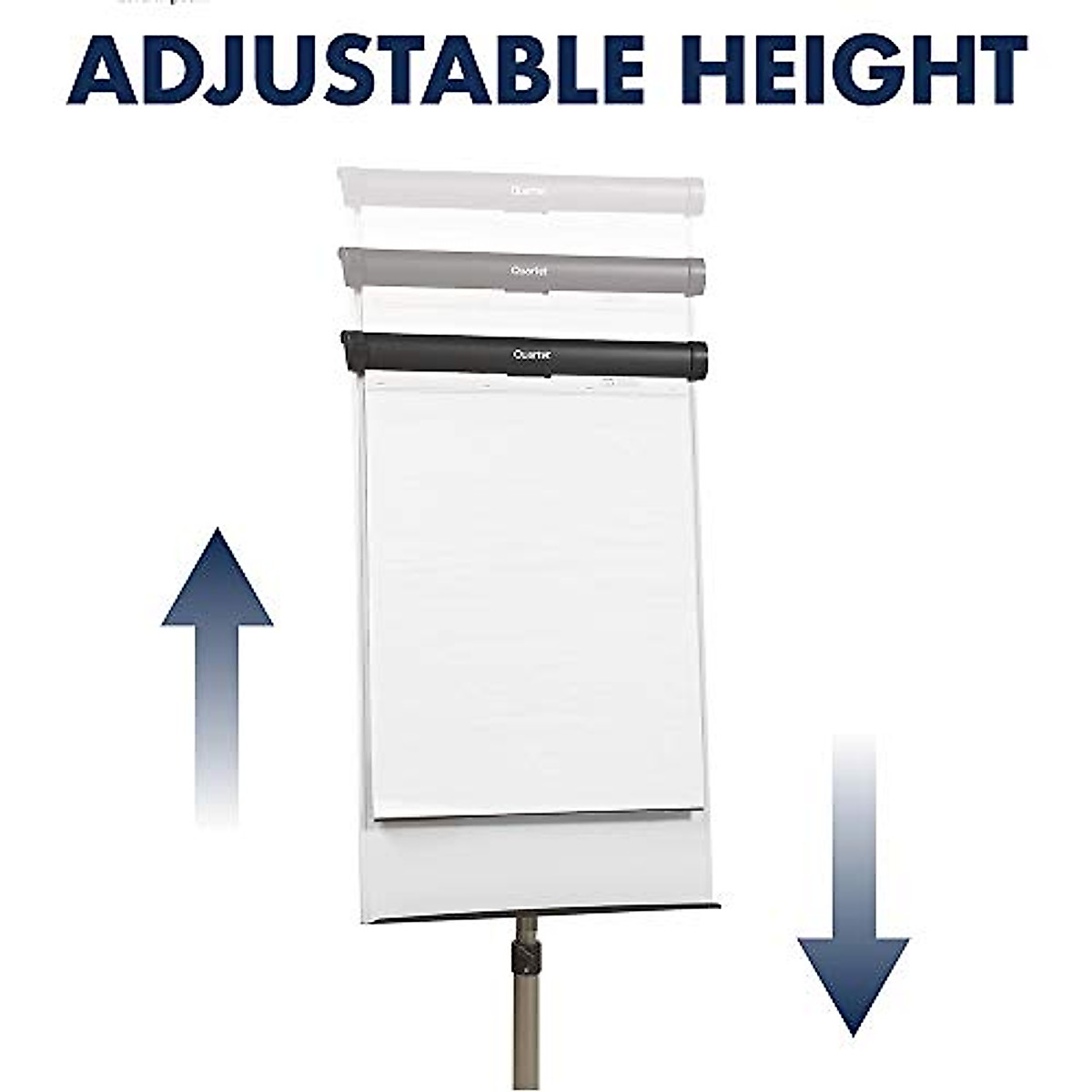 Quartet Easel, Magnetic Whiteboard/Flipchart, 3' x 2', Compass Mobile Presentation, Graphite Frame (ECM32EU)