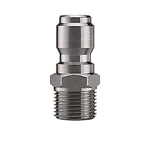 Tool Daily Pressure Washer Adapter Set, Quick Connect Kit, 3/8’’ Male Thread Fitting, 5000 PSI