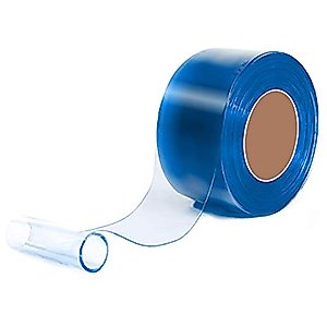 VIZ-PRO Freezer PVC Curtain Strip for Walk in Freezers, Coolers & Warehouse Doors - Clear, 101' Length x 12" Width x 0.12" Thick