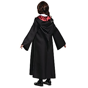 Harry Potter Hermione Granger Deluxe Girls Costume, Black & Red, Kids Size Medium (7-8)
