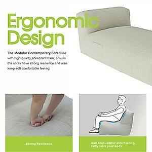 OPEAK Patio Furniture Chaise Lounge Chair Outdoor Reclining Chair Garden Pool Lounge Chairs for Outside Sunbathing Recliners Outdoor Bed Beach Chaise Lounge Chair Sunbed (Light Green, 70'' Length)