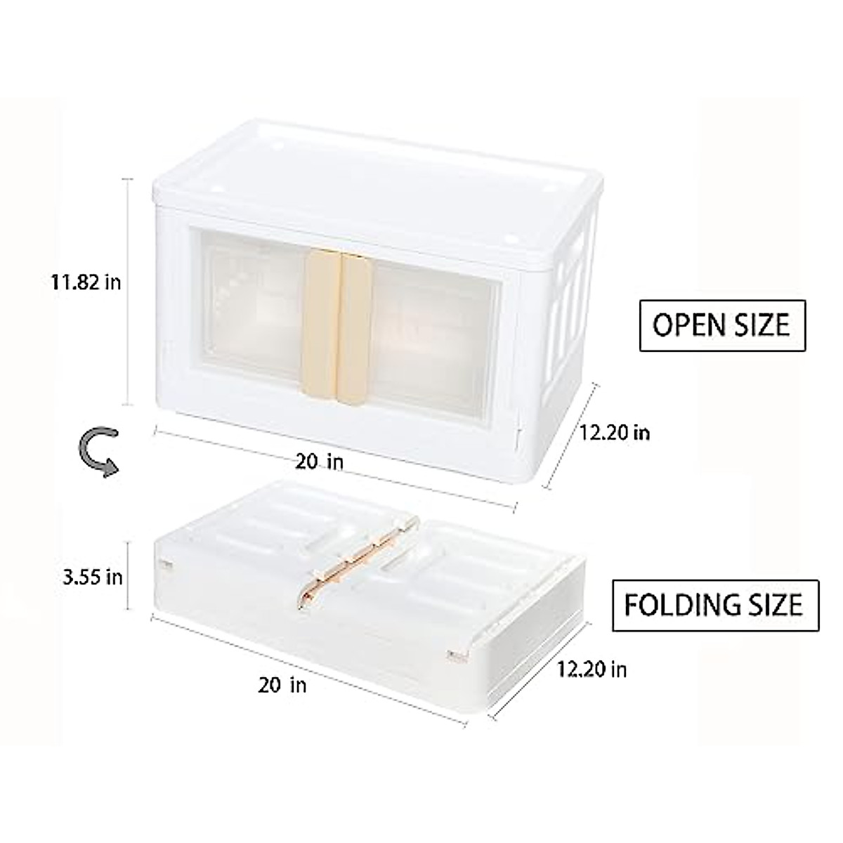 3Pcs Lidded Home Storage Bins with Lids for Cabinet 8.5Gal Stackable Closet Organizer on Wheel for Clothes Organizing Containers with Handle,Collapsible Storage Box for Snacks Pantry Bedroom Dorm