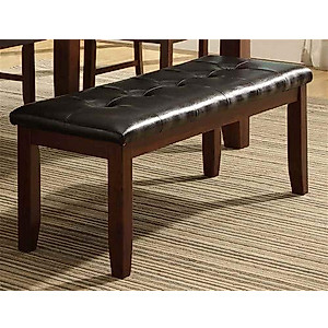 Milton Greens Stars Alicante Bench, 48 by 17 by 19-Inch, Dark Brown