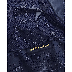 Under Armour Adult Hustle Pro Backpack , Midnight Navy (410)/Metallic Gold , One Size Fits All