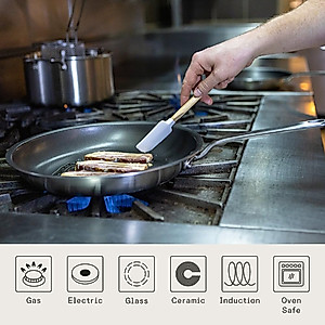 Made In Cookware - 10" Non Stick Frying Pan (Graphite) - 5 Ply Stainless Clad Nonstick - Professional Cookware - Crafted in USA - Induction Compatible