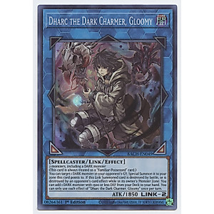 Dharc The Dark Charmer, Gloomy - BACH-EN049 - Super Rare - 1st Edition