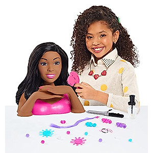 Barbie Styling Head (Black Hair), Multicolor