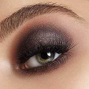 LORAC PRO Matte & Shimmer Eyeshadow Palette, Noir | Glitter | Mirror Compact | Cruelty Free, Gluten Free, Vegan