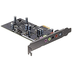 ASUS XONAR SE 5.1 Channel 192kHz/24-bit Hi-Res 116dB SNR PCIe Gaming Sound Card with Windows 10 compatibility
