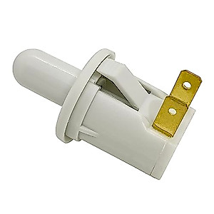 JFQWLE 297243800 Refrigerator Door Light Switch for Electrolux Frigidaire Subzero Kenmore Refrigerator, Freezer Light Switch Replacement Parts for AP4370047 PS2332280 216361000 216472300