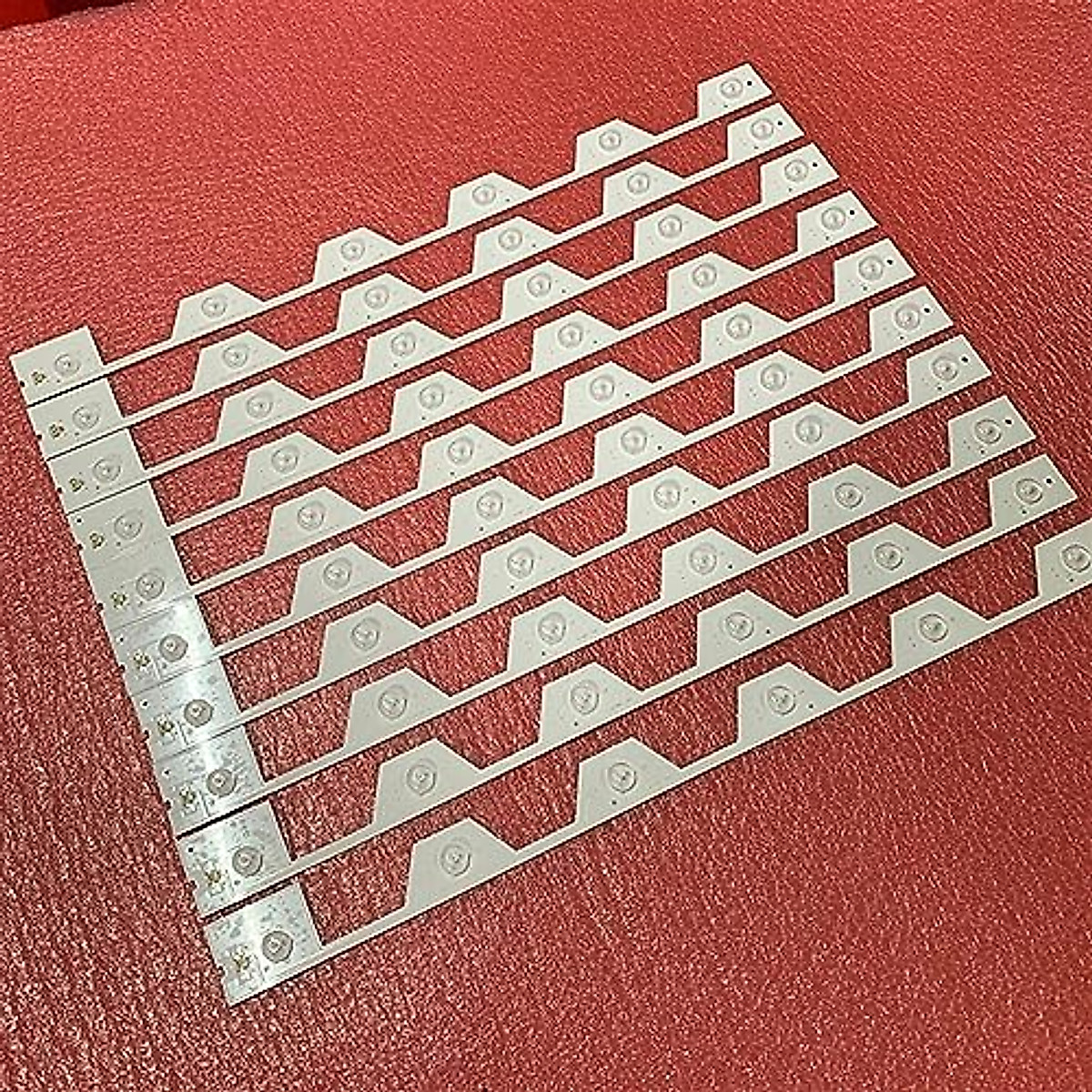 HABITZ LED Backlight Strip Compatible with Thomson 55' TV TMT_55E5800_10X6_3030C_6S1P_W44 YHF-4C-LB5506-YH1 55FA3203 55FA3213 D55A561U B55A858U